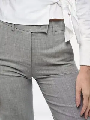 QL2 QUELLEDUE Pressed Crease Cropped Trousers