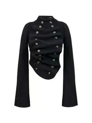 A.W.A.K.E. Mode Bib-front Structured Jacket - Black