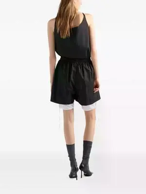 Prada Re-nylon Wide Leg Shorts