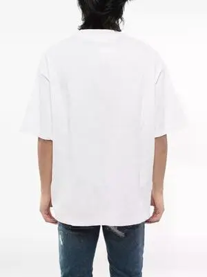 John Richmond Rhinestone-embellished Graphic-print T-shirt