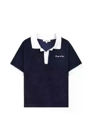 Sporty & Rich Embroidered Performance Tops For Women