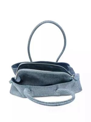 Attico Denim-effect Shoulder Bag
