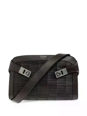 FERRAGAMO Hug Crossbody Bag - Brown