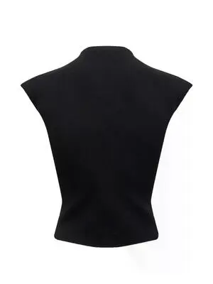 A.W.A.K.E. Mode Knitted Sleeveless Top - Black