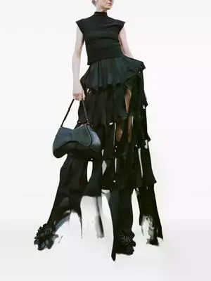A.W.A.K.E. Mode Knitted High Neck Sleeveless Top