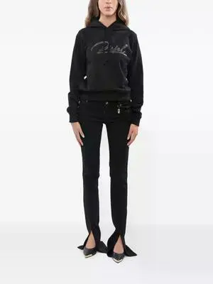 DIESEL® Logo Print Hoodie - Black