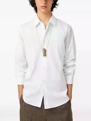 AMI Paris Cotton Shirt With De Coeur
