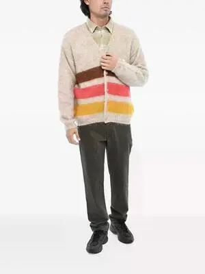 Woolrich Striped Buttoned Cardigan