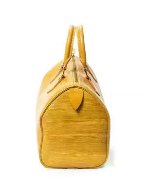 LOUIS VUITTON Epi Leather Speedy 25 Tote Bag - Yellow