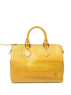 LOUIS VUITTON Louis Vuitton Epi Leather Speedy 25 Tote Bag Yellow