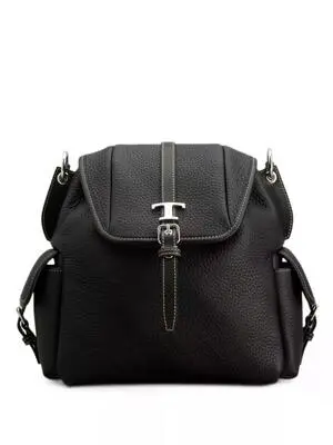 TOD'S T Timeless Buckle-fastening Backpack - Black