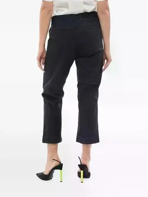 Woolrich Cuffed-hem Cropped Trousers
