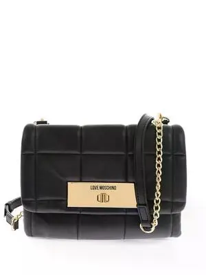 Moschino Quilted Cross Body Bag - Black