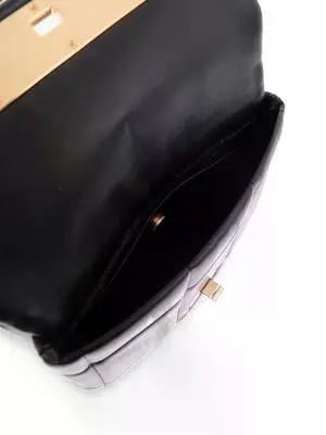 Moschino Quilted Cross Body Bag - Black