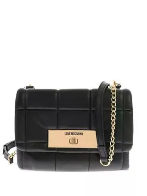 Moschino Quilted Cross Body Bag - Black