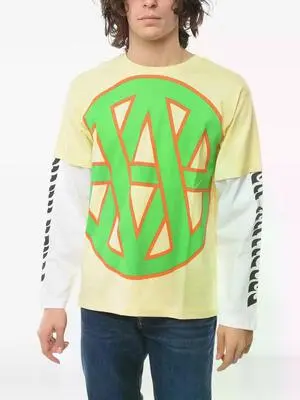 VYNER ARTICLES Print-detail Long-sleeve Top