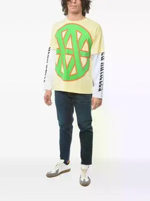 VYNER ARTICLES Print-detail Long-sleeve Top