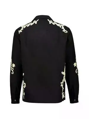 BAZISZT Taja Floral-embroidered Shirt