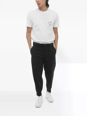 Neil Barrett Tailored Trousers With Cuffed Hem