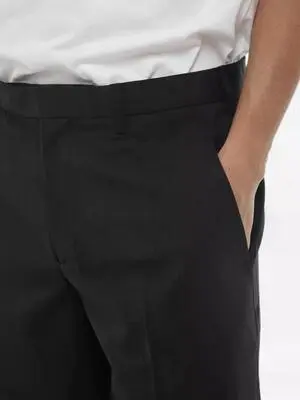 Neil Barrett Tailored Trousers With Cuffed Hem
