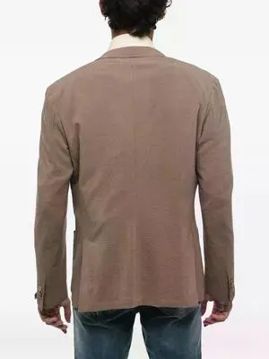 Corneliani Hopsack-weave Half-lined Blazer