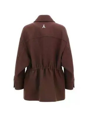 Patrizia Pepe Drawstring Long-sleeve Coat