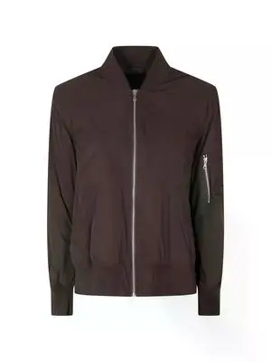 SEMICOUTURE Ada Zip-up Bomber Jacket - Brown