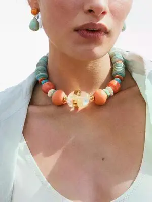 LIZZIE FORTUNATO Citrus Splash Drop Earrings - Green