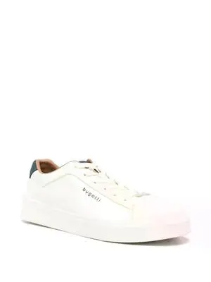 BUGATTI Logo-print Lace-up Sneakers - White