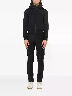 WOOYOUNGMI Hooded Zip-up Jacket - Black