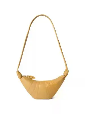 LEMAIRE Small Croissant Bag In Goat Leather - Neutrals