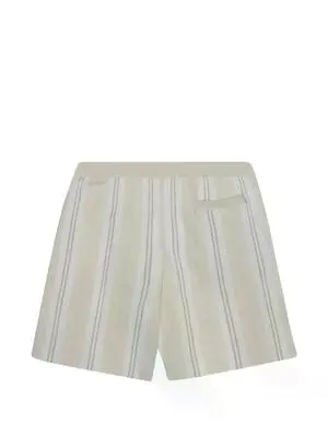 PATTA Pointelle-knit Striped Shorts