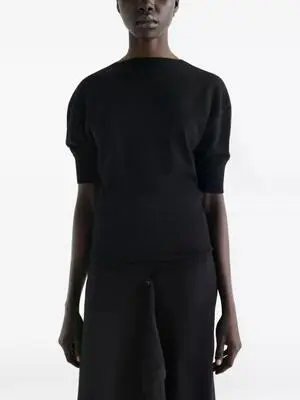 LEMAIRE Short-sleeve Fine Merino Wool Sweater