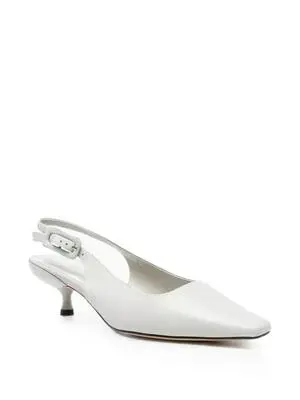 SERGIO MORETTI FIRENZE Pointed-toe Slingback Pumps