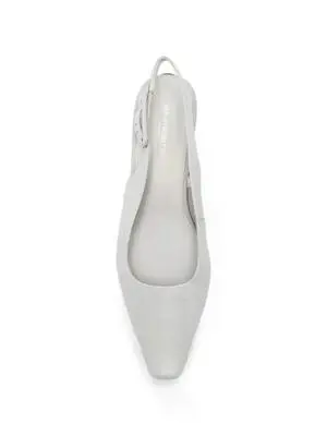 SERGIO MORETTI FIRENZE Pointed-toe Slingback Pumps