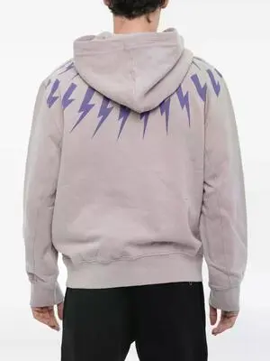 Neil Barrett Fairisle Thunderbolt Hoodie