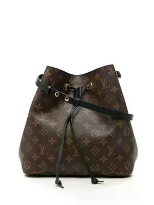 LOUIS VUITTON 2018 Monogram Neonoe Mm Bucket Bag - Black