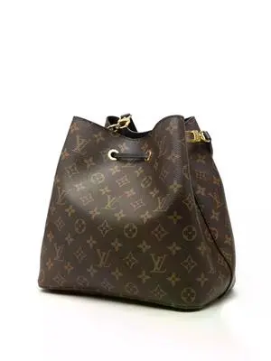 LOUIS VUITTON Monogram Neonoe Mm Bucket Bag - Black
