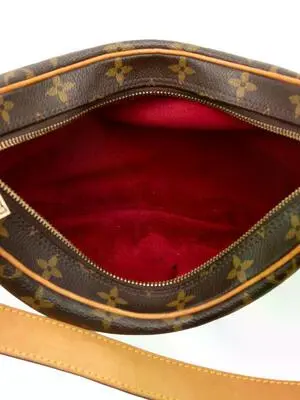 LOUIS VUITTON Monogram Croissant Mm Hobo Bag - Brown
