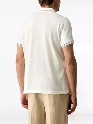 Karl Lagerfeld Zip-fastening Tipped Polo Shirt