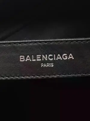 Balenciaga Canvas Navy Clip M Clutch Bag