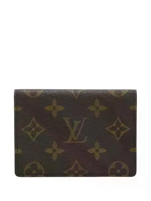 LOUIS VUITTON 1994 Monogram Porte 2 Cartes Vertical Card Holder
