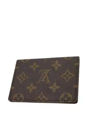 LOUIS VUITTON 1994 Monogram Porte 2 Cartes Vertical Card Holder