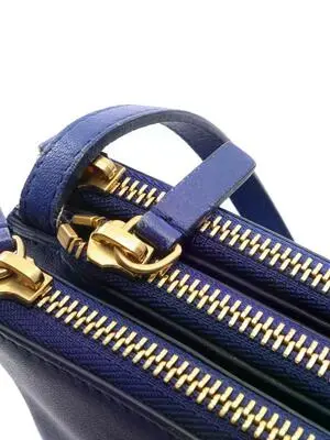 Celine Small Lambskin Trio Crossbody Bag - Blue