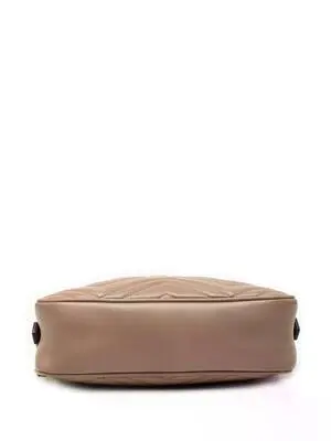 Gucci Gg Marmont Matelassé Leather Crossbody Bag - Brown