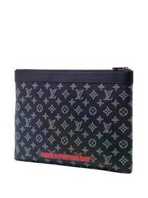 LOUIS VUITTON Monogram Ink Upside Down Apollo Pochette Clutch Bag - Blue