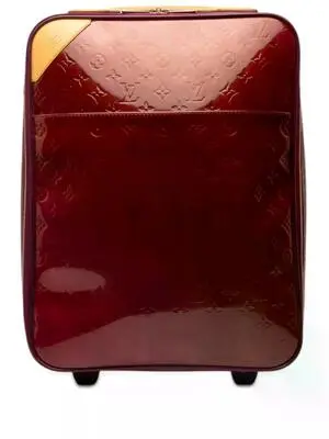 LOUIS VUITTON 2008 Monogram Vernis Pegase 45 Travel Bag - Red