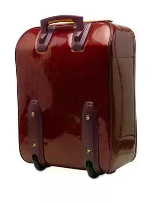 LOUIS VUITTON Monogram Vernis Pégase 45 Travel Bag - Red