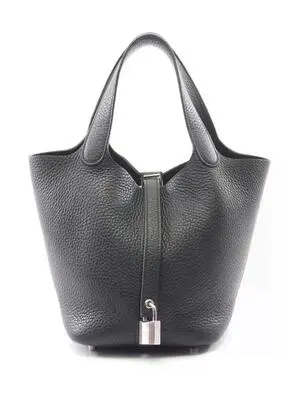 Hermès 2025 Clemence Picotin Lock 18 Handbag - Black