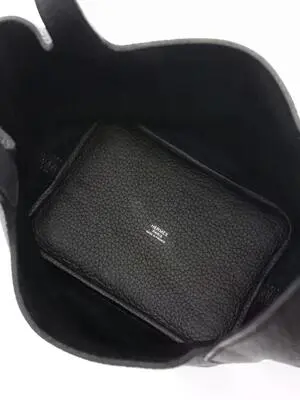 Hermès Clemence Picotin Lock 18 Handbag - Black